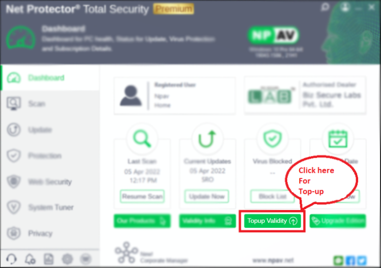 Renew your npav antivirus with New licence key - Product Documentation