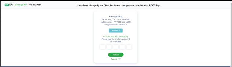 How to Reactivate NPAV key Using OTP Reactivation Feature"? - Product ...