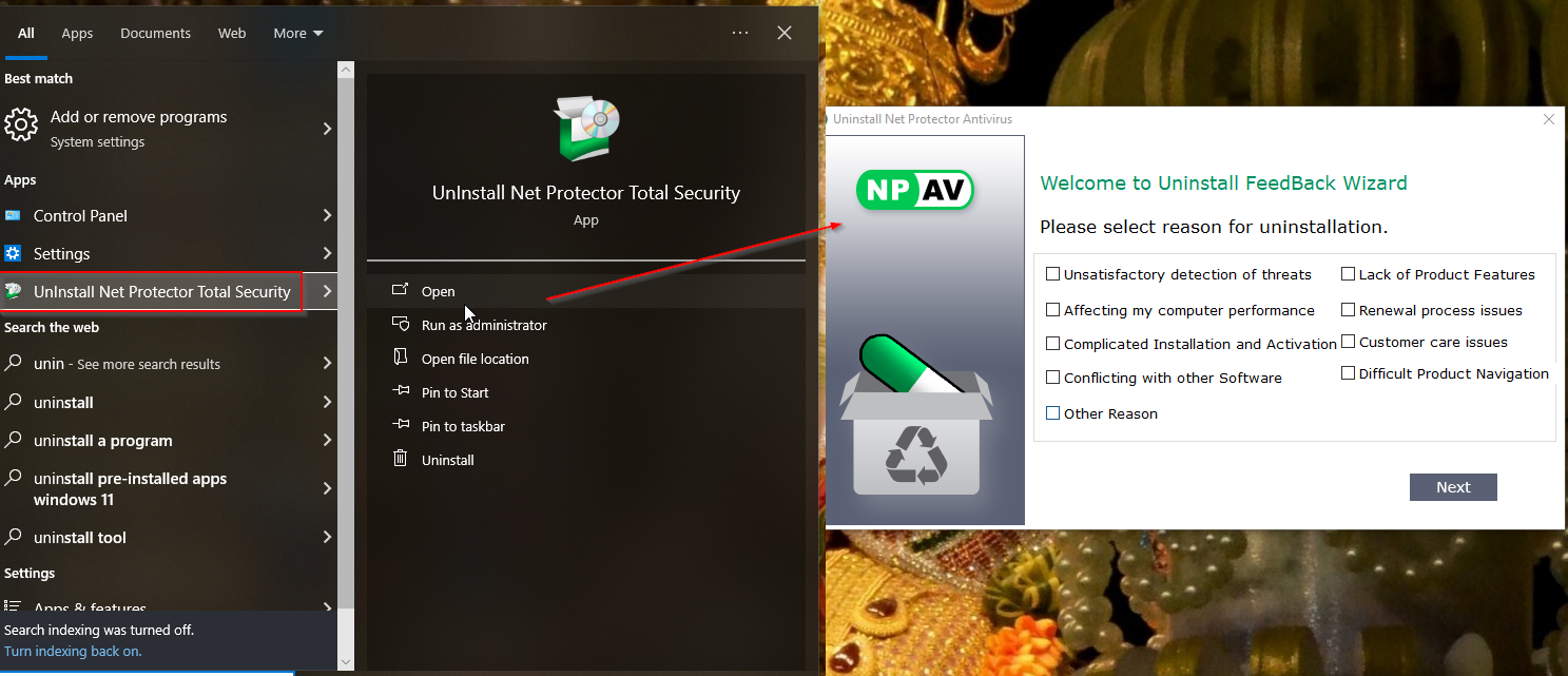 Uninstallation - Product Documentation