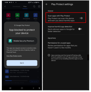 Mobile Security Activation - Product Documentation