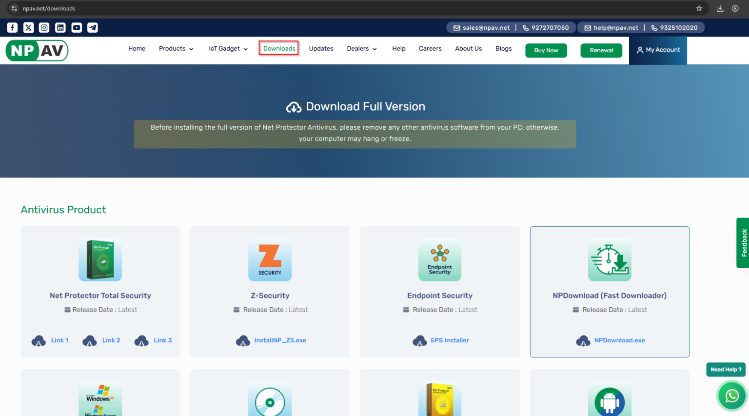 How to install npav setup - Product Documentation