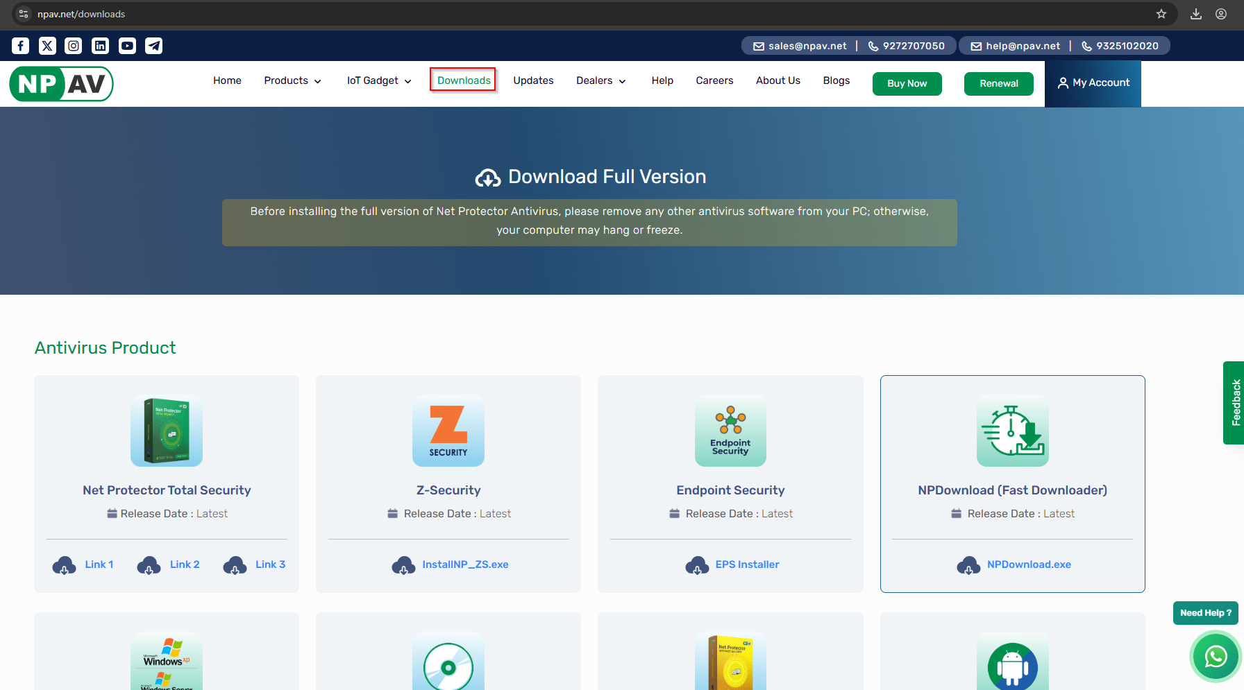 How to install npav setup - Product Documentation